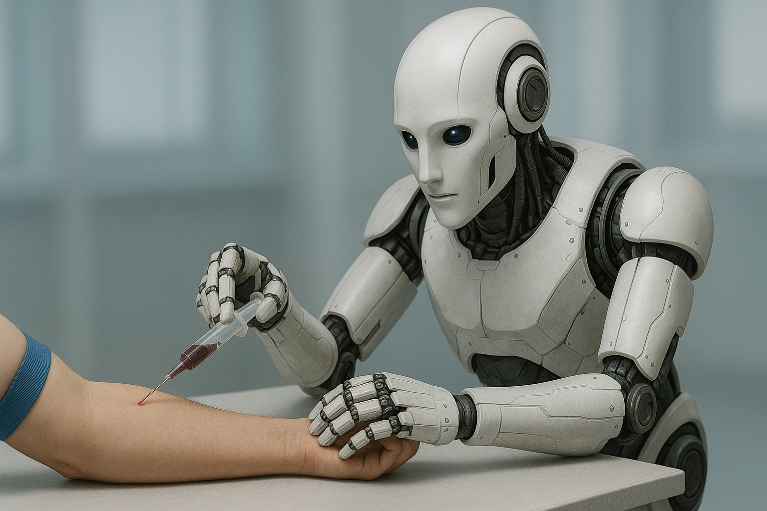 Robot Shows Superior Performance in Blood Sampling Job | Endroid News ...